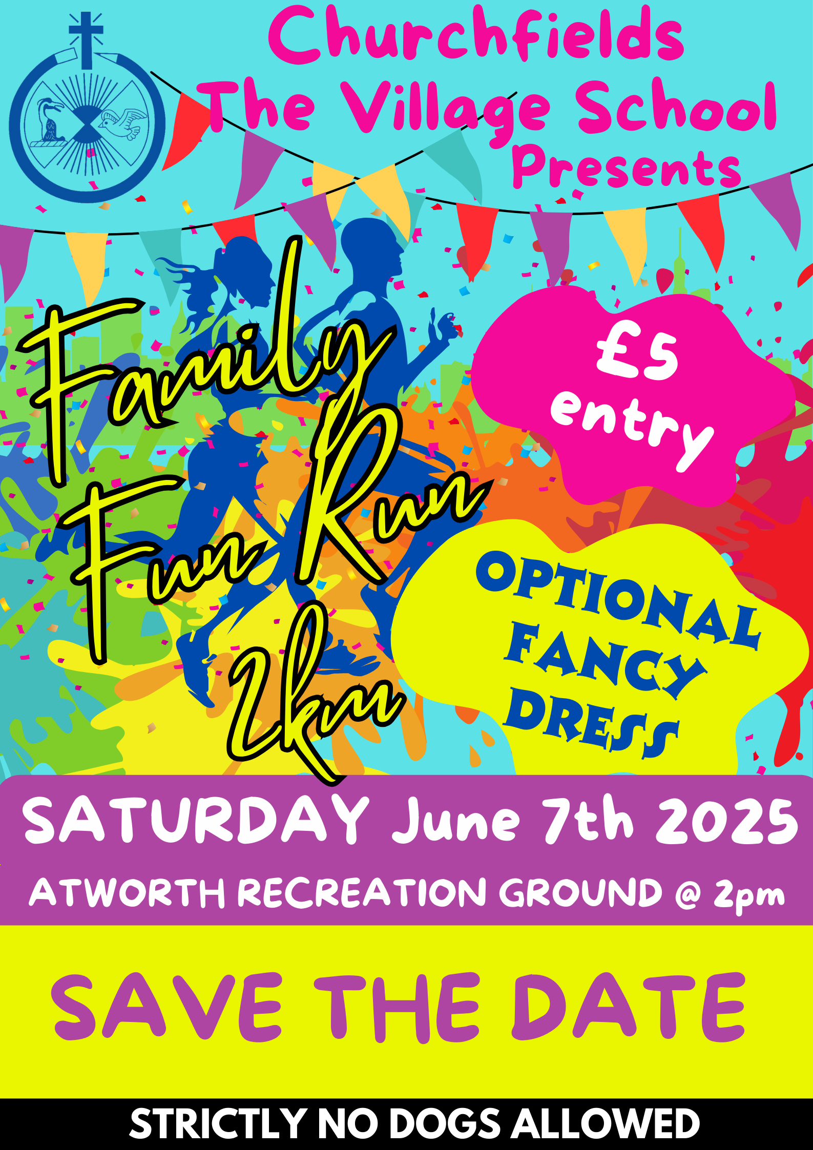 Churchfields Family Fun Run 2025 – Churchfields – The Village School
